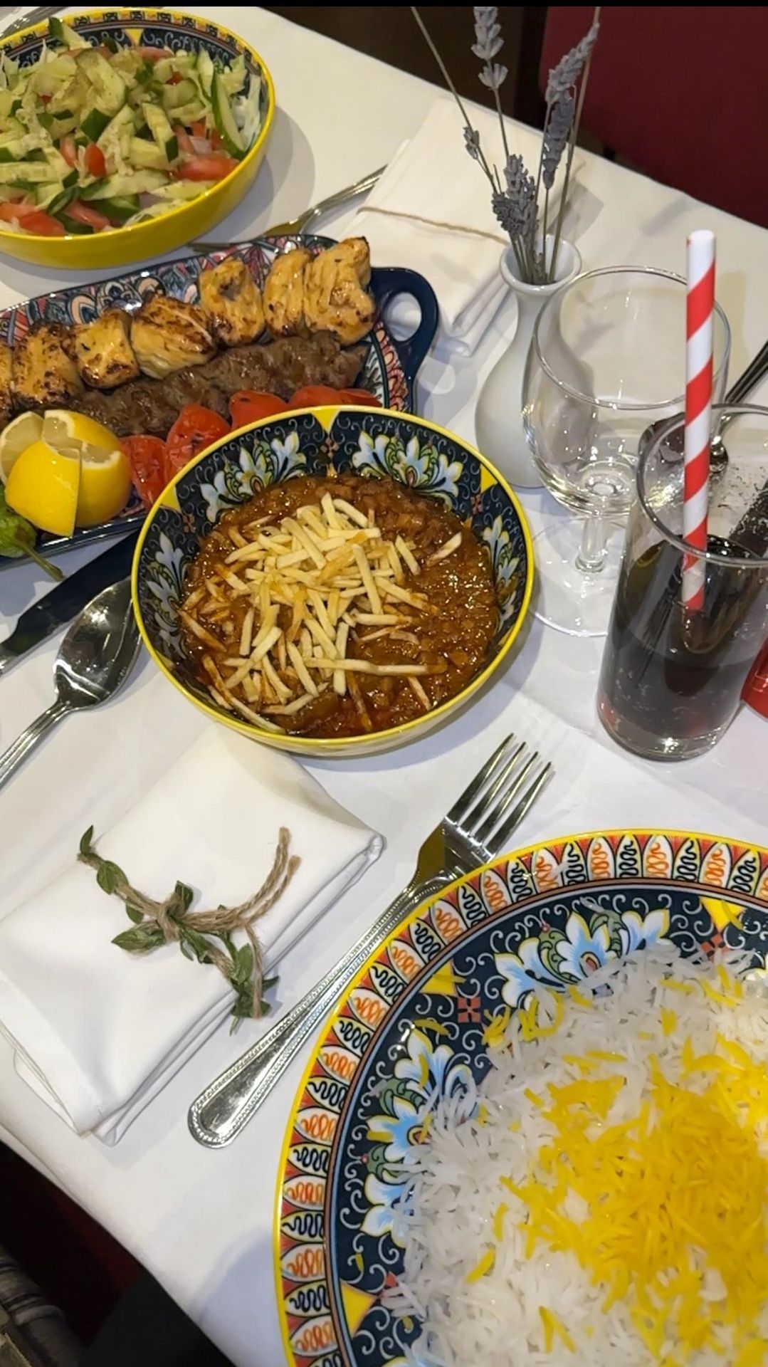Menu - Jananeh Restaurant & Bar